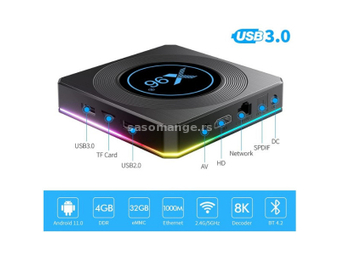 Gembird GMB-X96 X4 Android Smart TV BOX 4GB 64GB