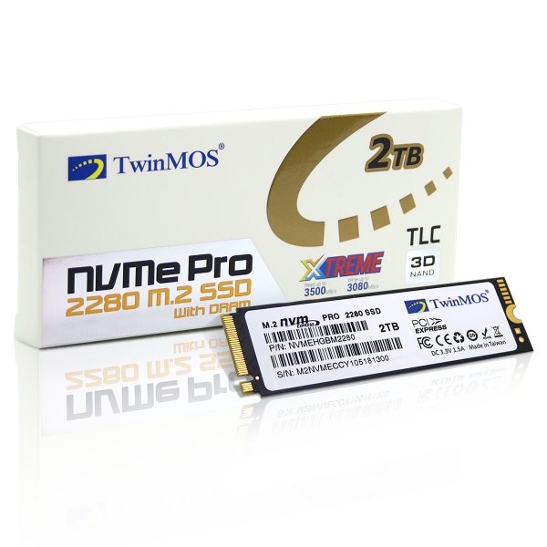 SSD M.2 NVME 2TB TWINMOS 3500MBS/3080MBS NVMEHGBM2280