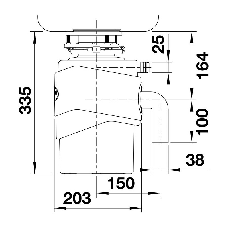 Blanco drobilica FWD Medium 526647