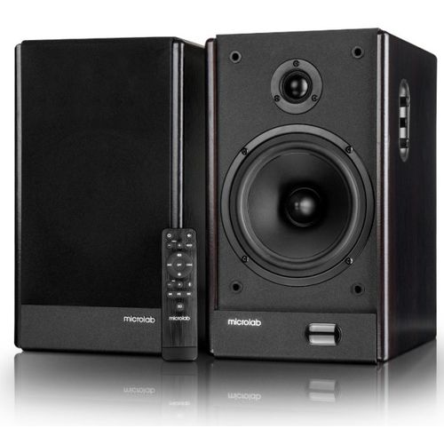 Microlab SOLO26 Aktivni drveni zvucnici 2.0 130W RMS(2x65W) 6.5+1, Bluetooth, Optical, Coaxial, 2RCA