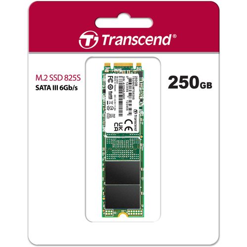 Transcend TS250GMTS825S 250GB, M.2 2280 SSD, SATA3 B+M Key, TLC