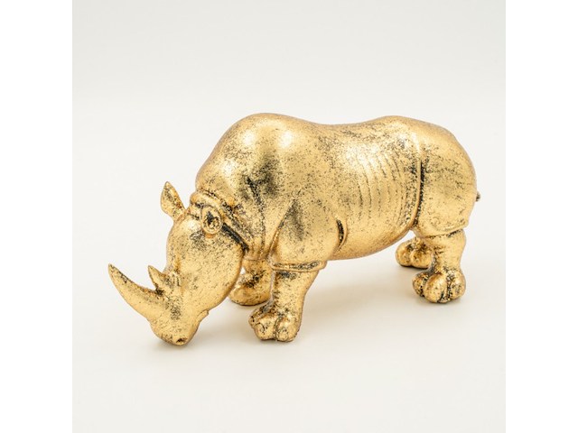 Dekorativna figura - Zlatni nosorog