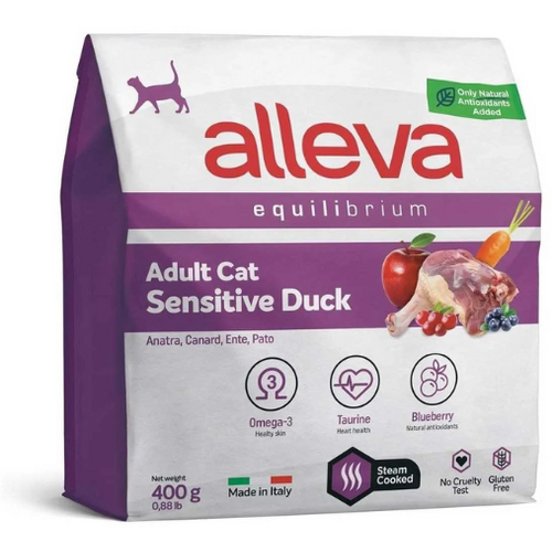 Alleva Equilibrium Cat Adult Sensitive Duck 10 kg