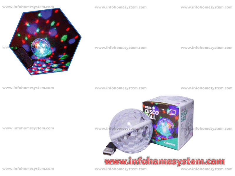 USB LED DISKO KUGLA