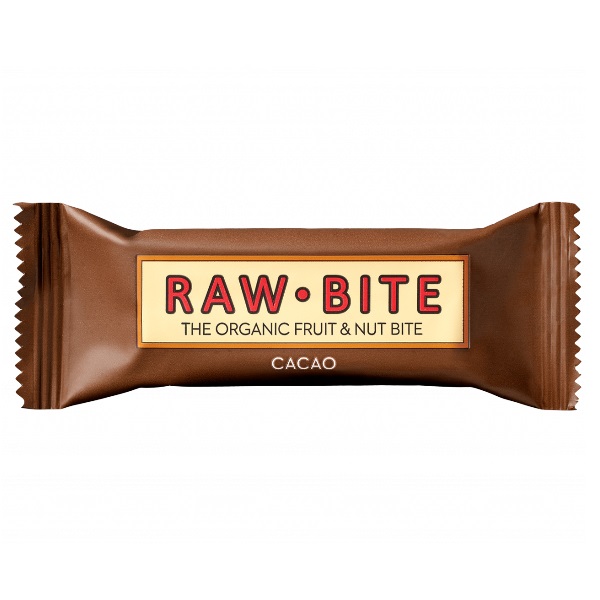 Raw Bite voćni energetski bar organski - kakao 50g