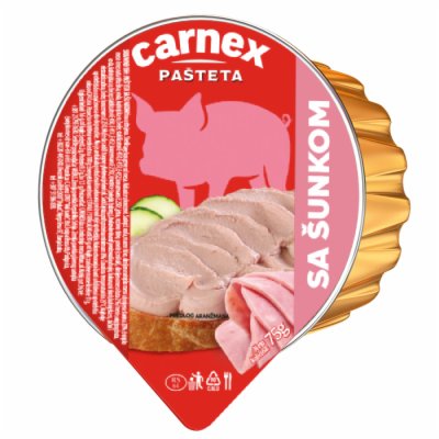 PASTETA SA SUNKOM CARNEX 75G
PASTETA SA SUNKOM CARNEX 75G