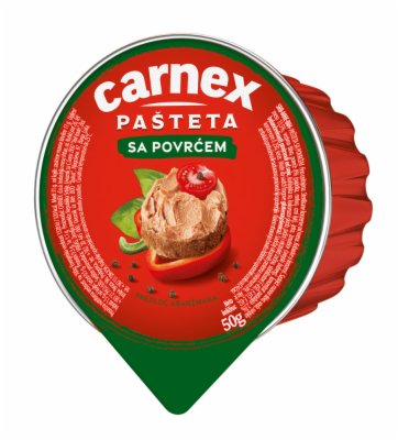 PASTETA SA POVRCEM CARNEX 50G
PASTETA SA POVRCEM CARNEX 50G