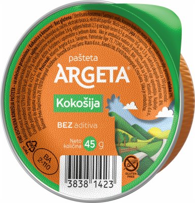 PASTETA KOKOSIJA ARGETA 45G
PASTETA KOKOSIJA ARGETA 45G