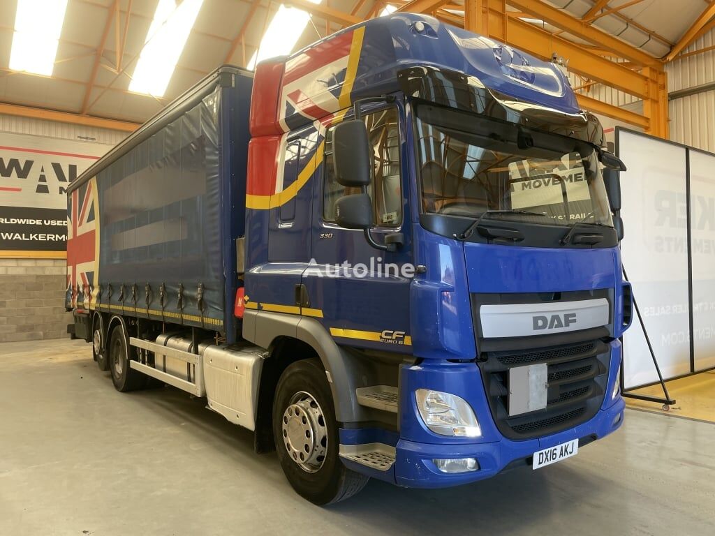 DAF CF330 *EURO 6* 6X2 26 TONNE CURTAINSIDER – 2016 – DX16 AKJ kamion sa klizna zavesa cerada