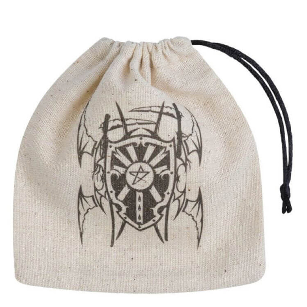 Vampire Beige & black Basic Dice Bag