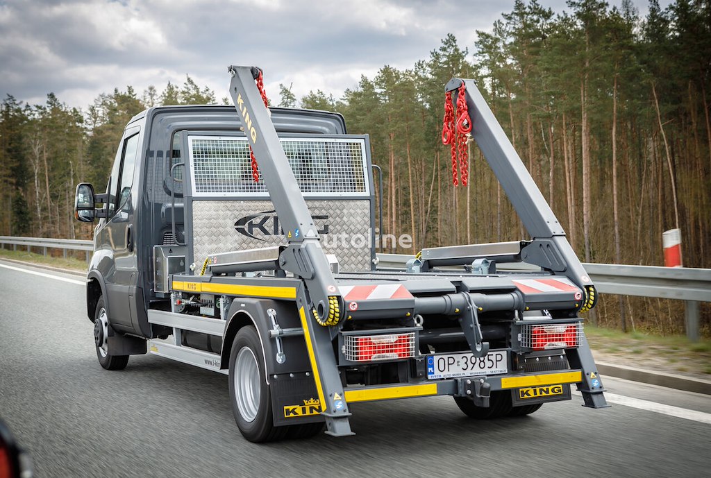 Novi IVECO Daily 70C18 + KING Bramowiec / Skiploader / Absetzkipper kamion autopodizač kontejnera