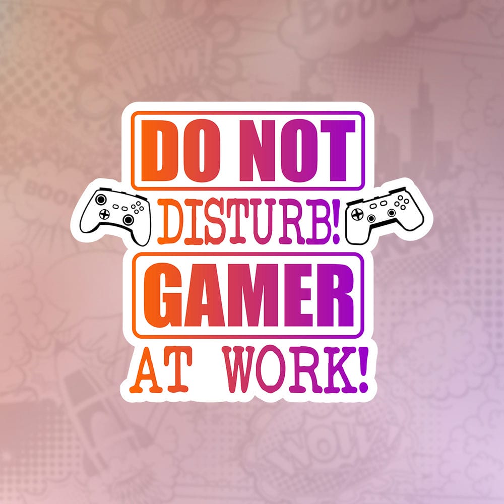 DO NOT DISTURB STIKER