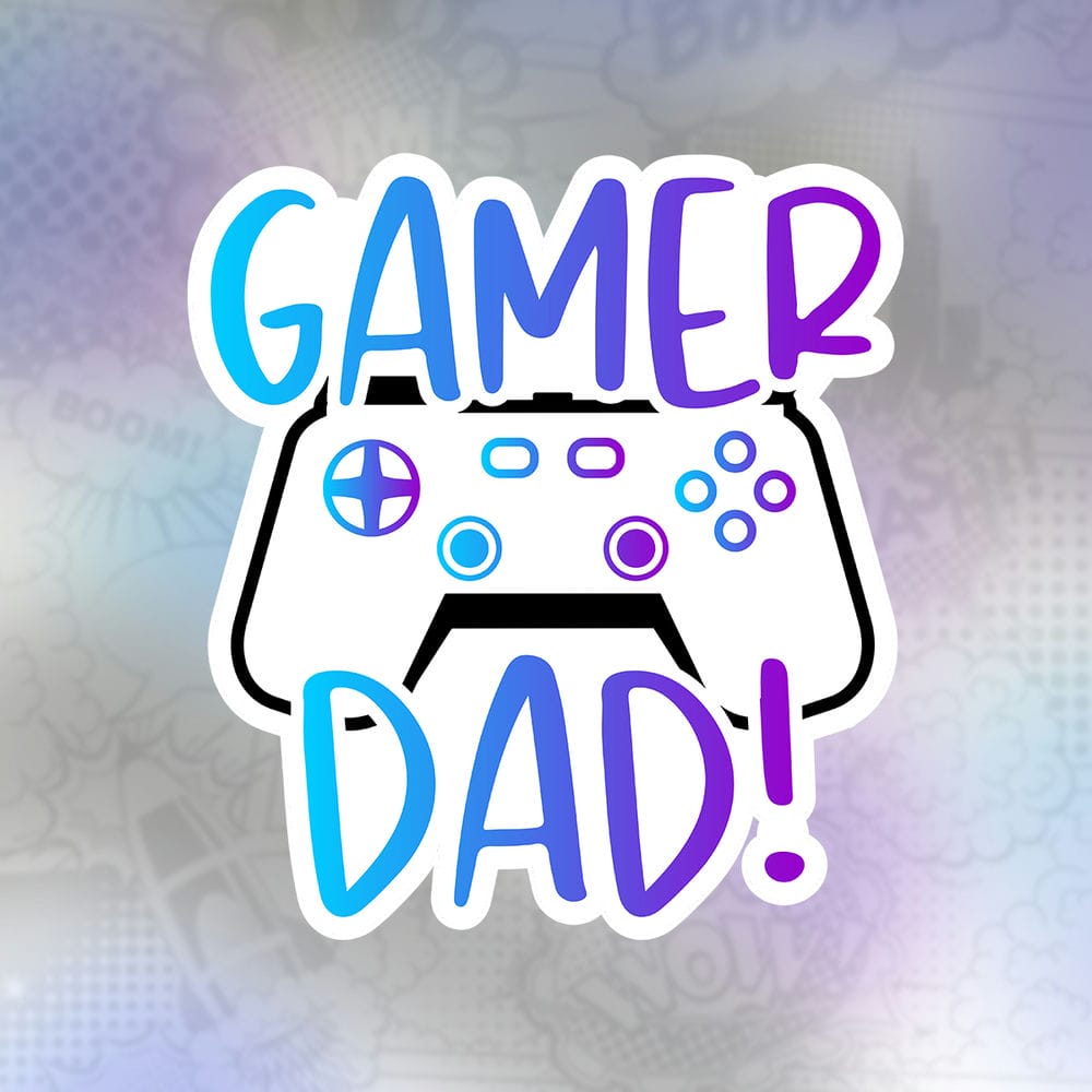 GAMER DAD STIKER