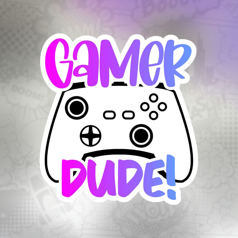 GAMER DUDE STIKER