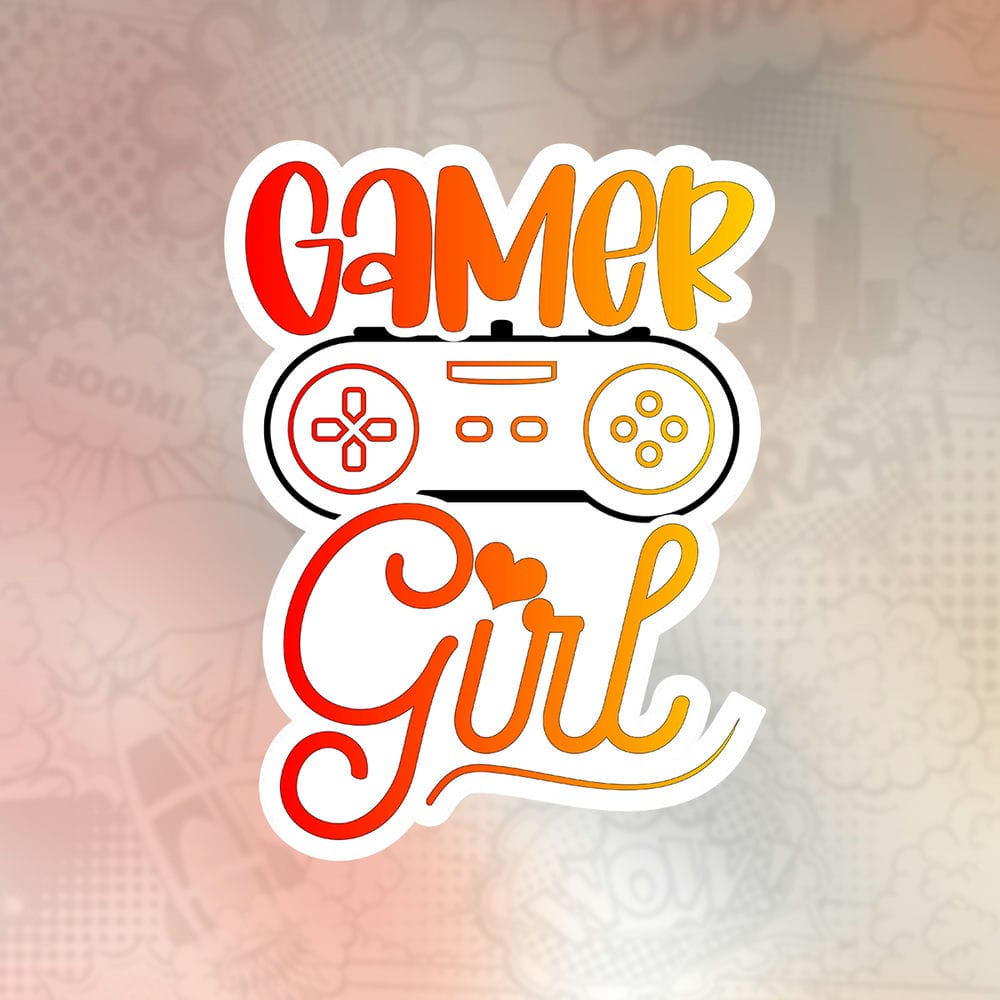 GAMER GIRL STIKER