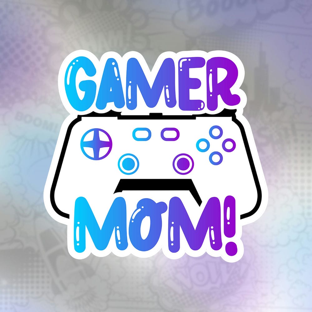 GAMER MOM STIKER