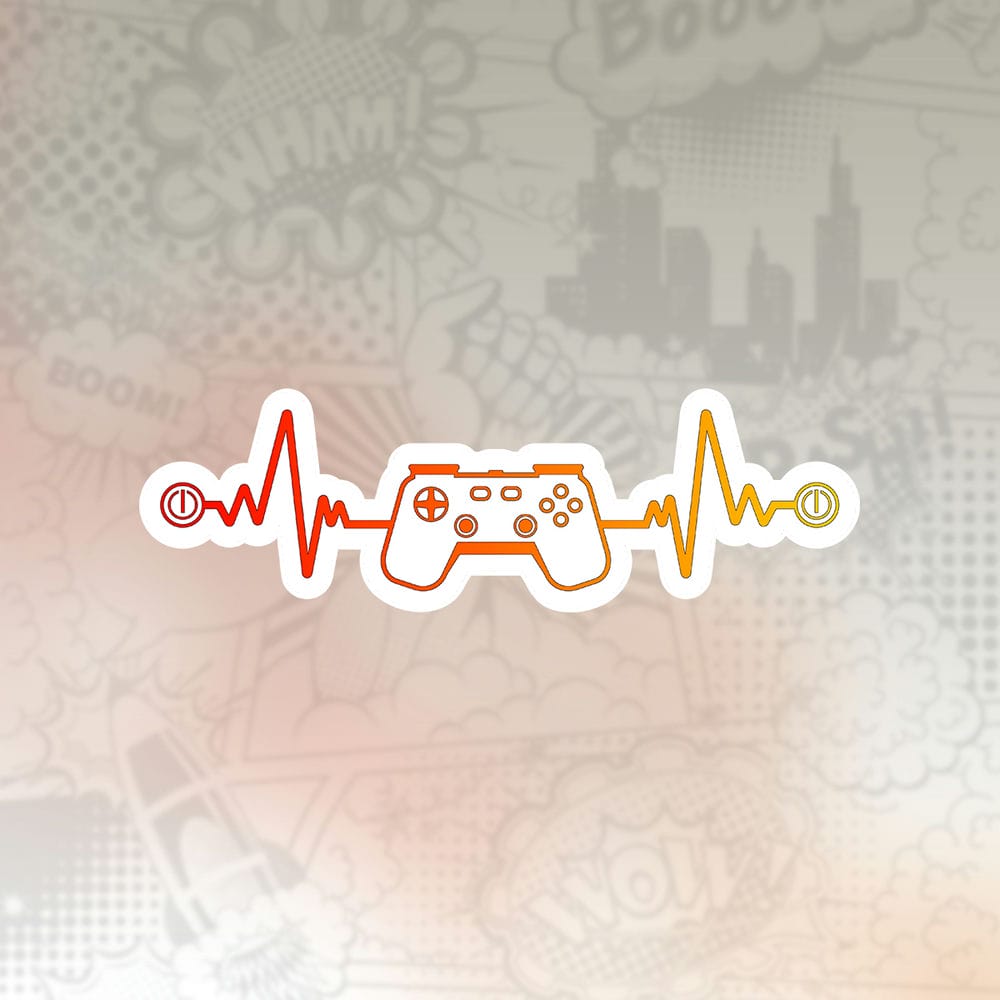 GAMING HEARTBEAT 1 STIKER