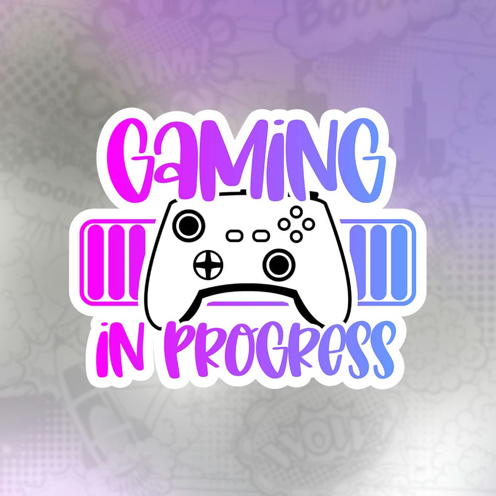 GAMING IN PROGRESS 2 STIKER