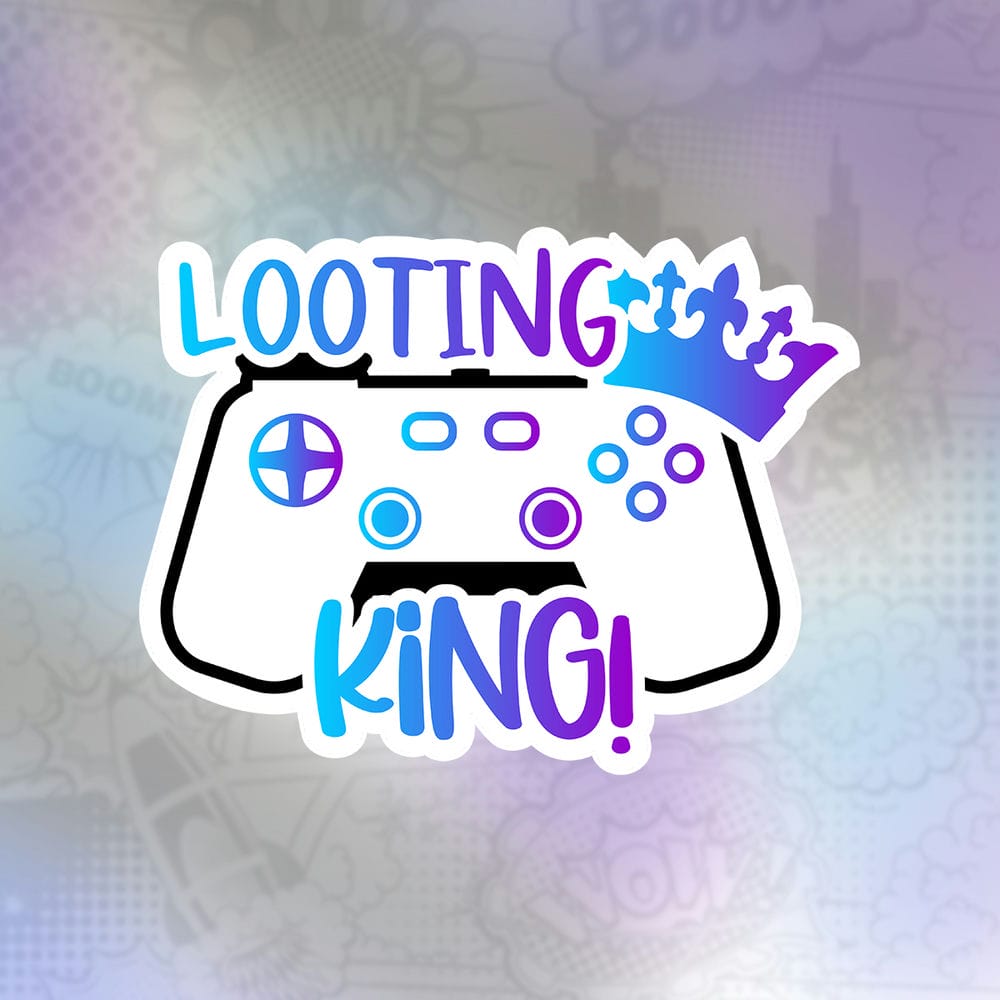 LOOTING KING STIKER