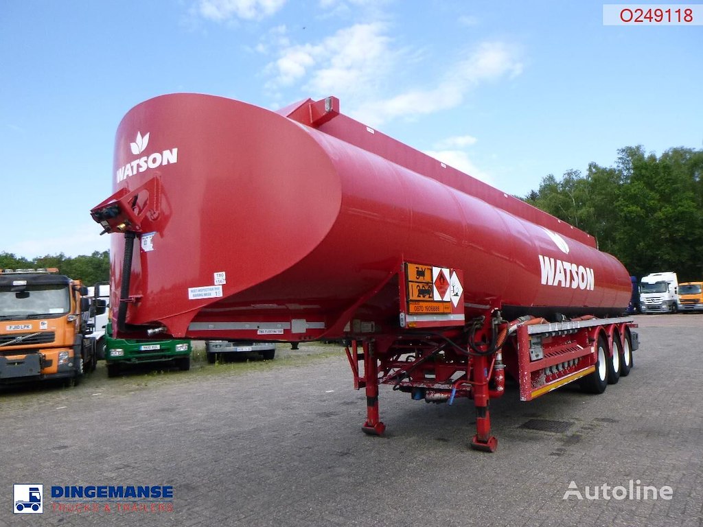 Tank Lakeland Tankers Fuel alu 42.8 m3 / 6 comp + pump cisterna za goriva i maziva