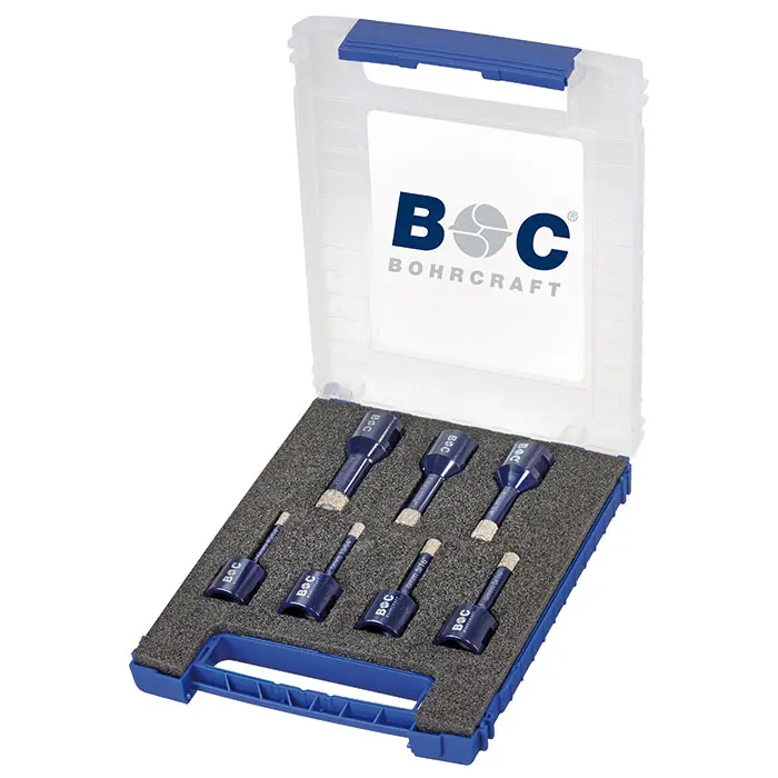 BOHRCRAFT Burgije dijamantske set 6-14 mm, 7 kom