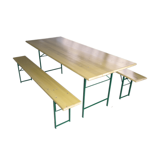 Baštenski / pivski set sto i 2 klupe 200×80