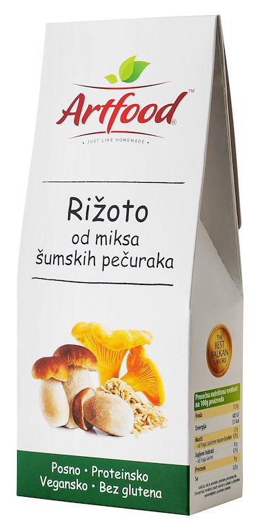 Rižoto od miksa šumskih pečuraka