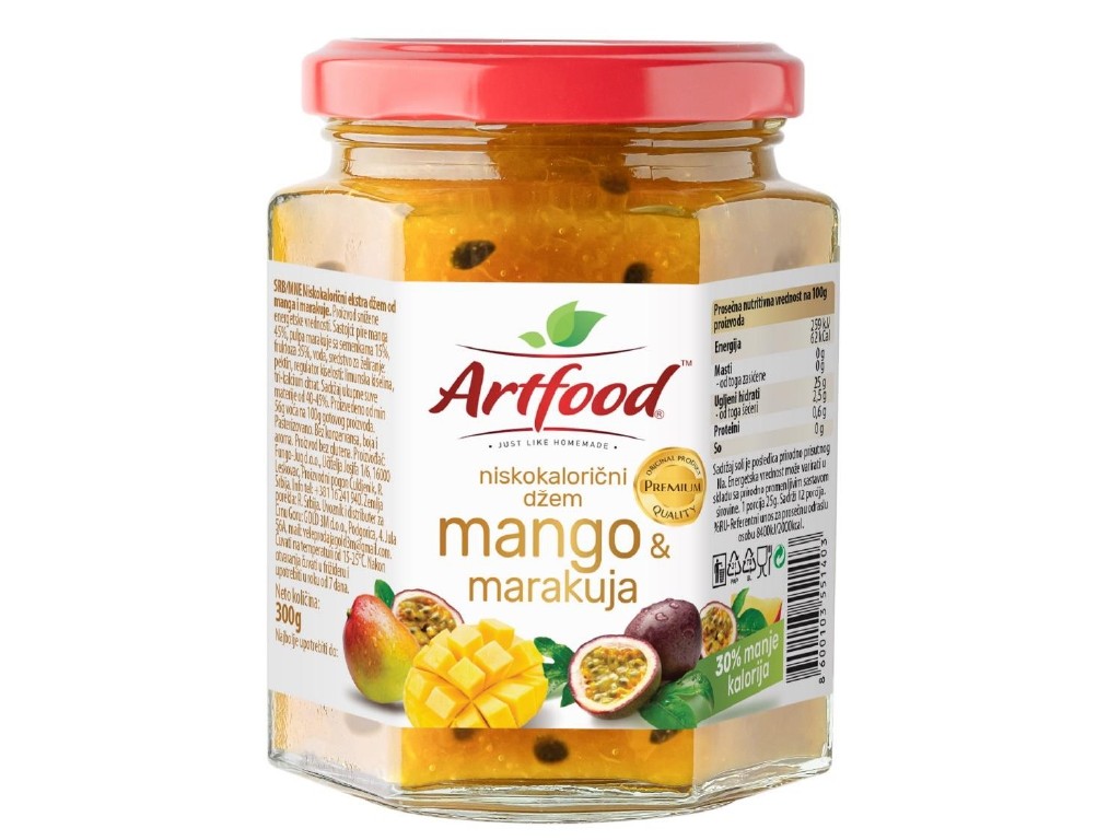 Niskokalorični džem mango i marakuja