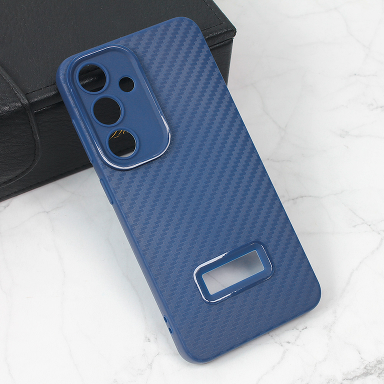 Maska(futrola) Carbon Stripe za Samsung Galaxy S24 plava