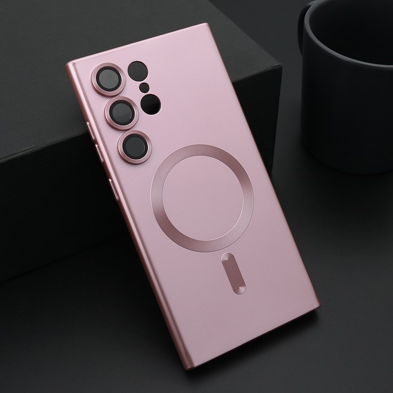Maska ELEGANT MAGSAFE za Samsung S928B Galaxy S24 Ultra 5G roze