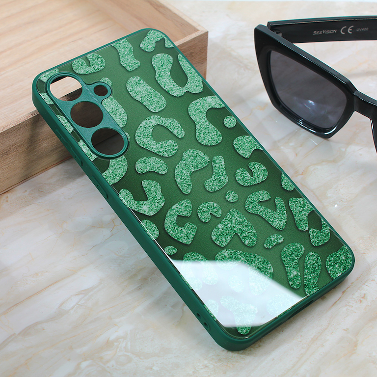 Maska Shiny glass za Samsung Galaxy S24 Plus zelena