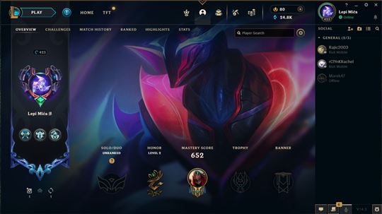 League of legends lol account