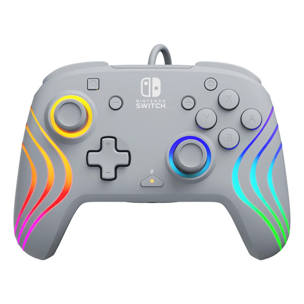 Nintendo Switch Afterglow Wave Wired Controller Grey