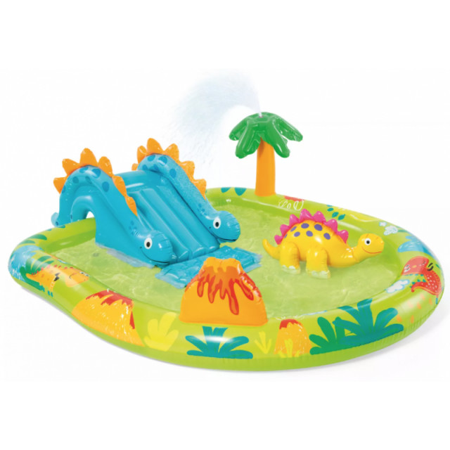 57166 Intex Little Dino bazen igraonica za decu sa prskalicom