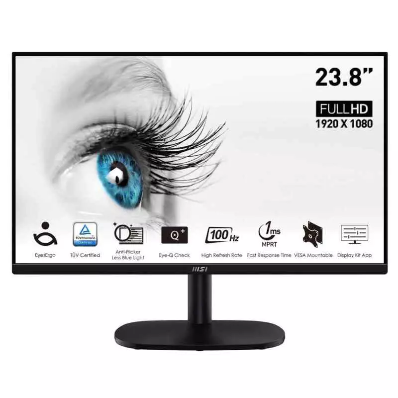 Monitor MSI 23.8 inča,MSI PRO MP245V,FHD,VA,100Hz,1ms MPRT,HDMI / VGA