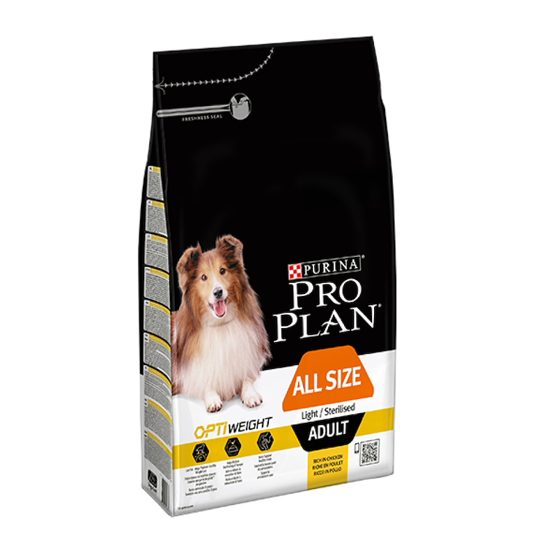 Pro Plan hrana za pse Adult All size Light/Sterilised - piletina 3kg