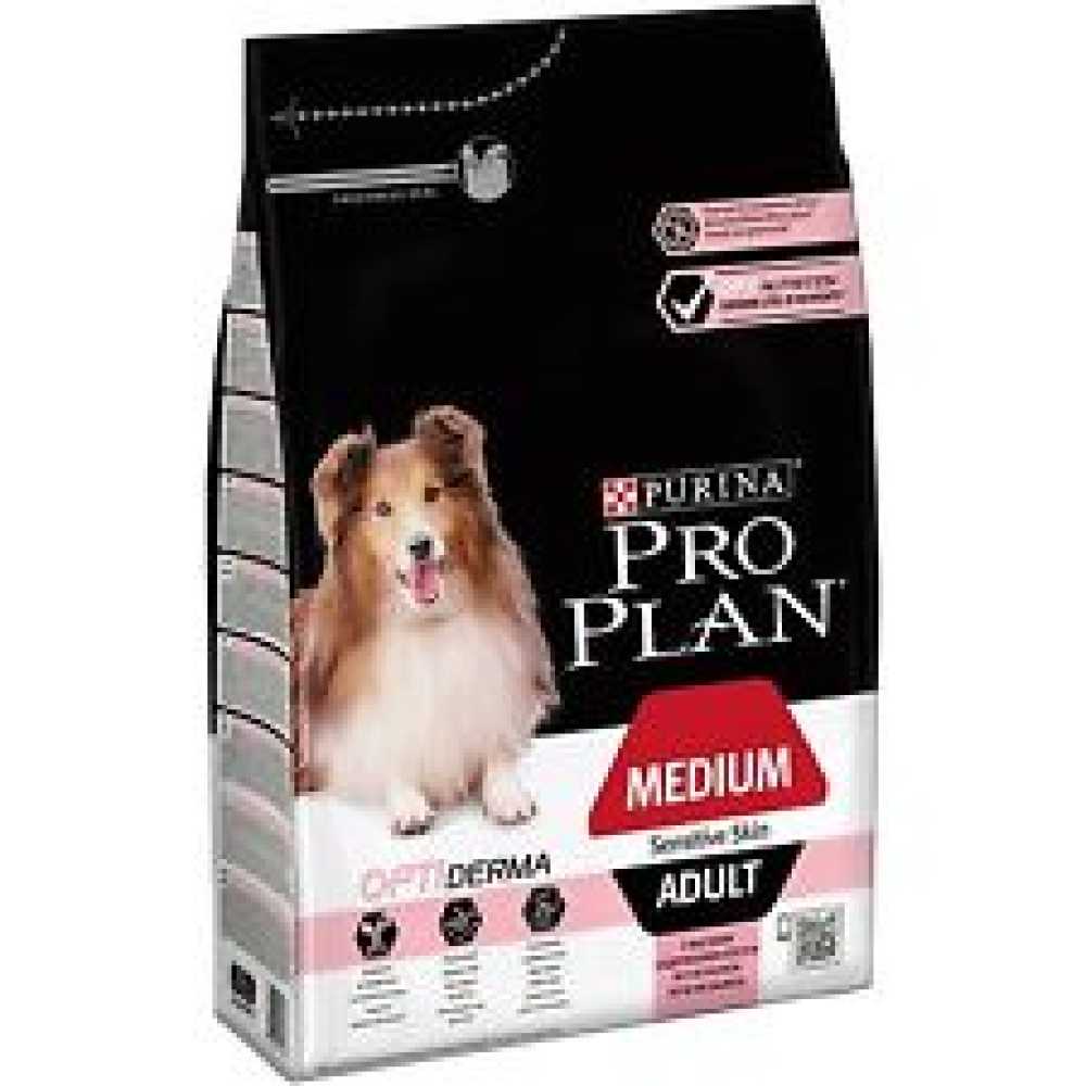 Pro Plan hrana za pse Adult Medium Sensitive Skin - losos 14kg