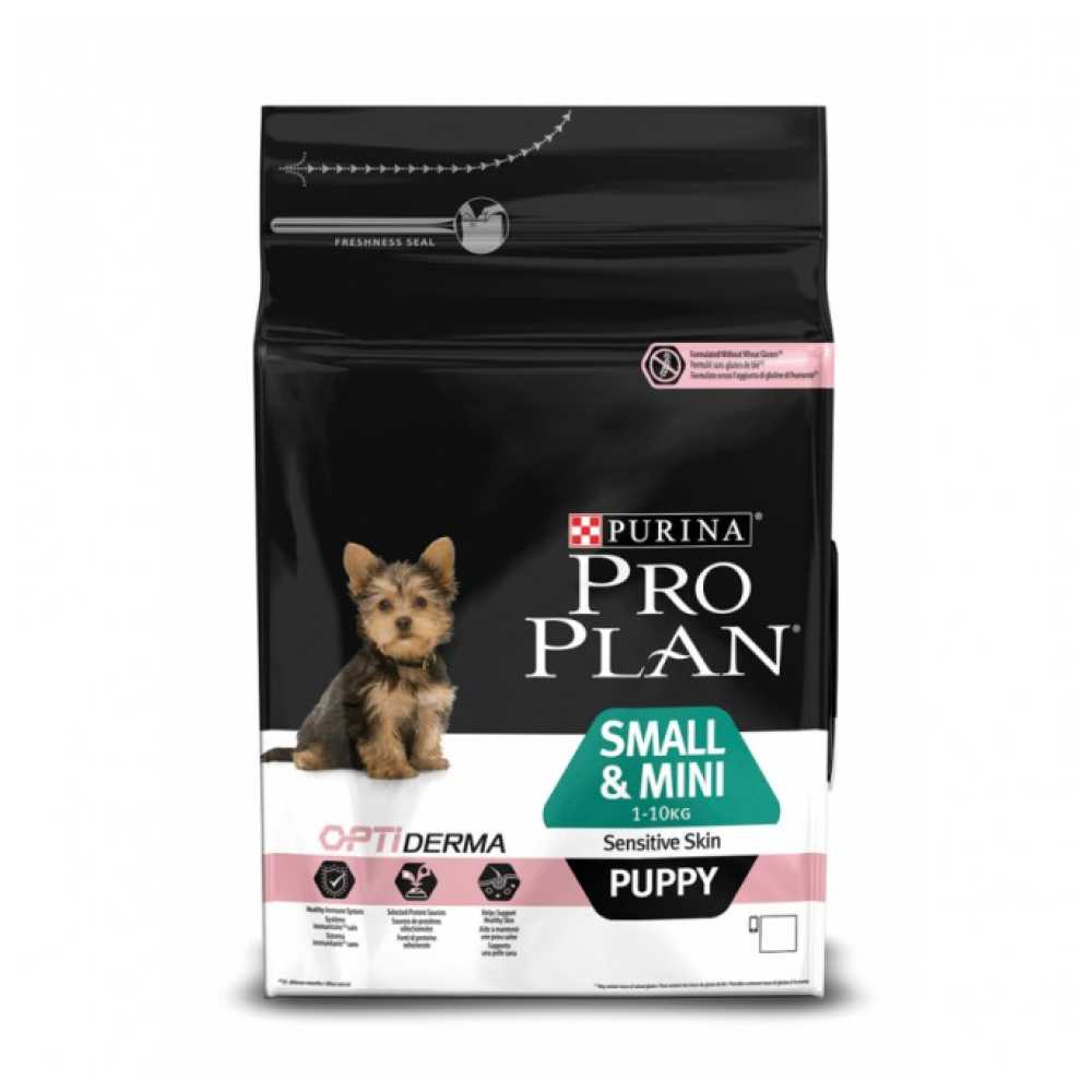 Pro Plan hrana za pse Puppy Small&Mini Sensitive Skin - losos 3kg