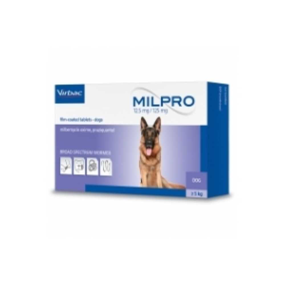 Virbac Milpro tablete za pse 12.5mg/125mg