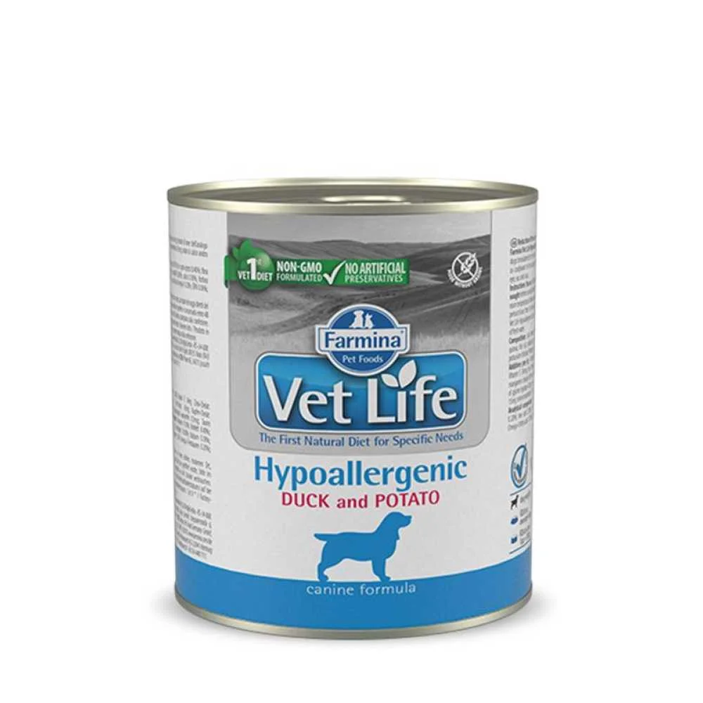 Vet Life veterinarska dijeta dog HYPOALLERGENIC DUCK & POTATO 300g