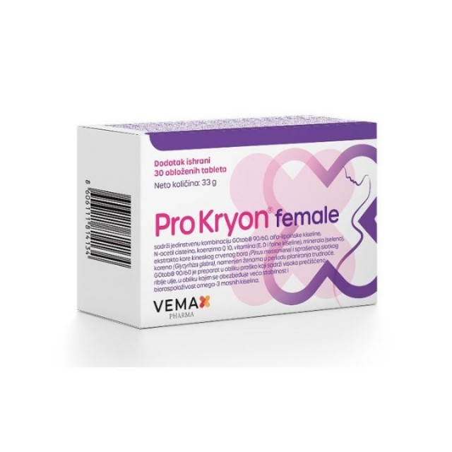 PRO CRYON FEMALE obložene tablete, 30kom