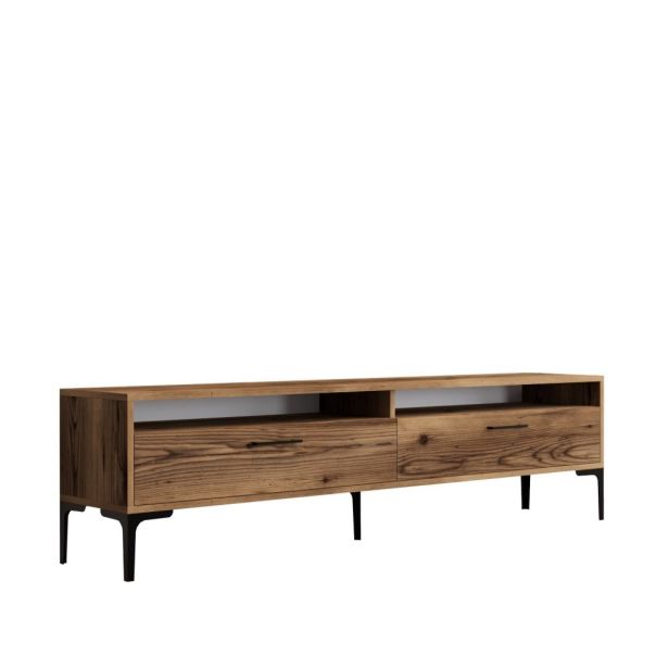 HANAH HOME TV polica Istanbul 2 Walnut