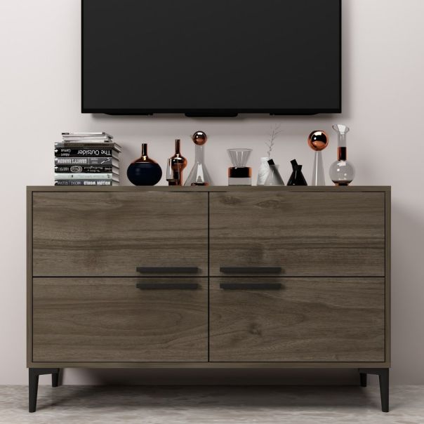 HANAH HOME TV polica Ctn Walnut