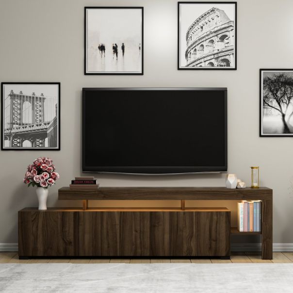 HANAH HOME TV polica Beliz Walnut