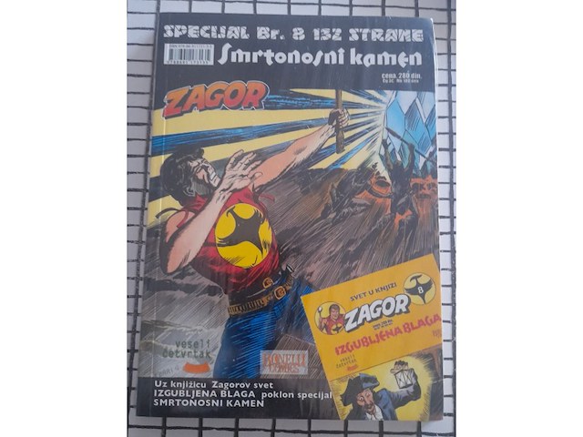 Zagor, Specijal #8, Smrtonosni kamen, Novi strip