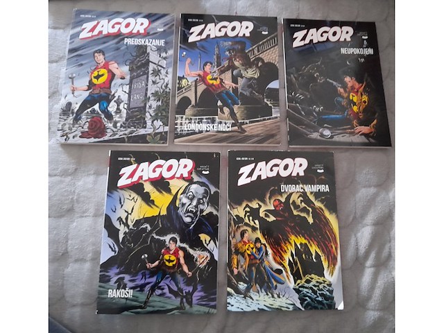 Zagor, Veseli četvrtak, 204-208, Komplet priča