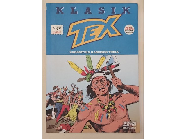 Tex klasik 33 Zagonetka kamenog tigra