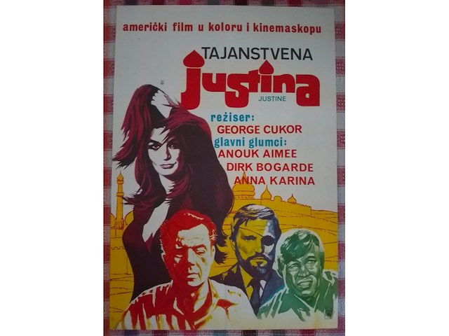 plakat TAJANSTVENA JUSTINA