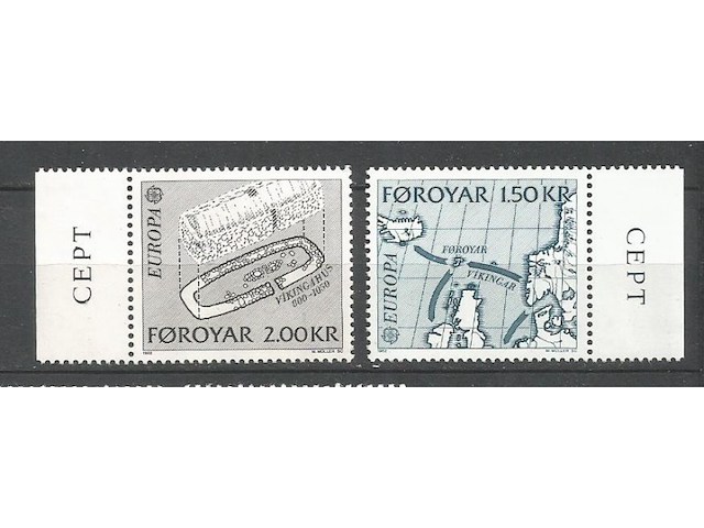 Foroyar 1982. EVROPA CEPT cista serija