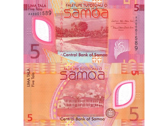SAMOA 5 Tala 2023 (2024) UNC, Polymer